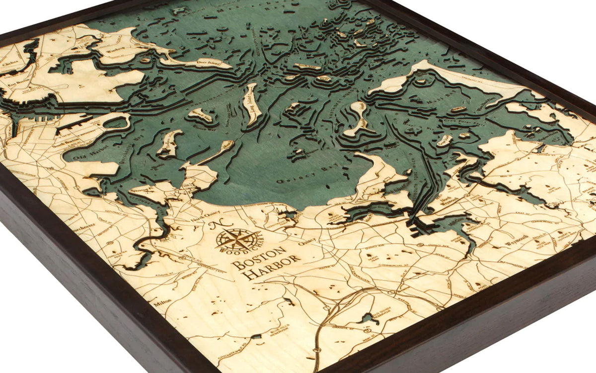 Incredible East Coast Wood City Maps | Wood Chart – WoodChart