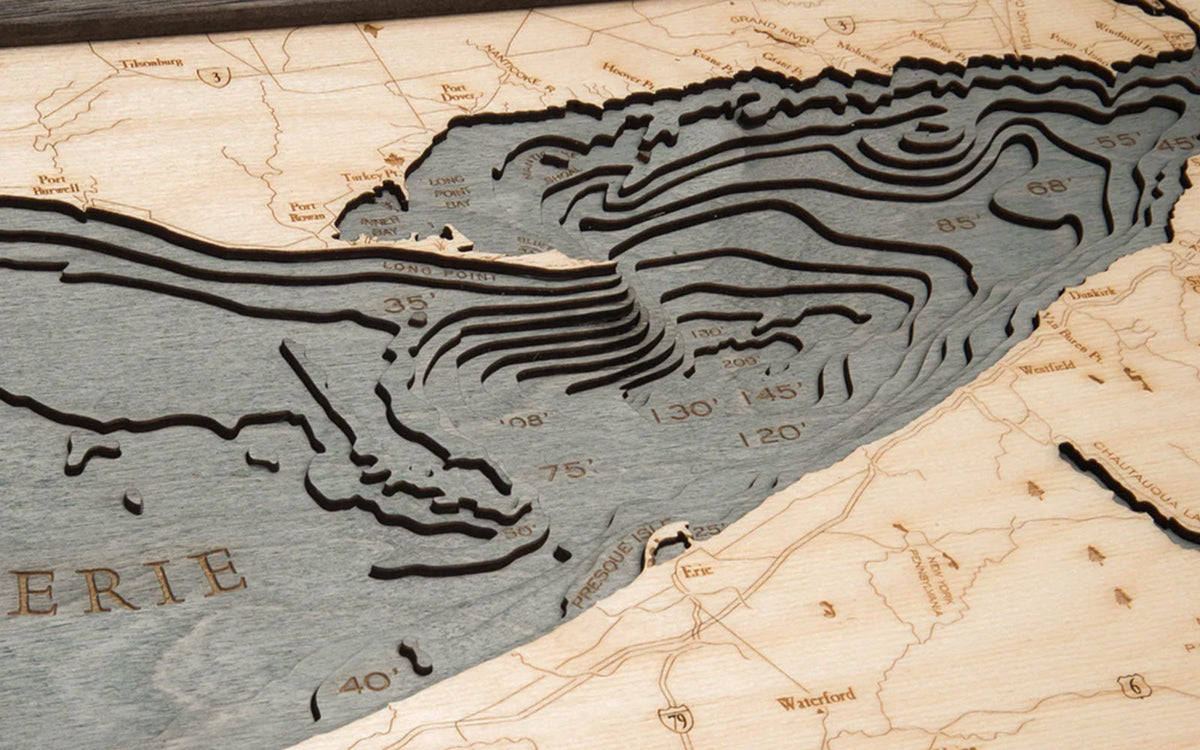 Wooden Lake Maps You’re Sure to Love | Wood Chart – WoodChart