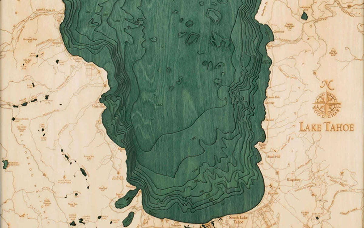 5 Beautiful Lakes of Wood Maps | Wood Chart – WoodChart