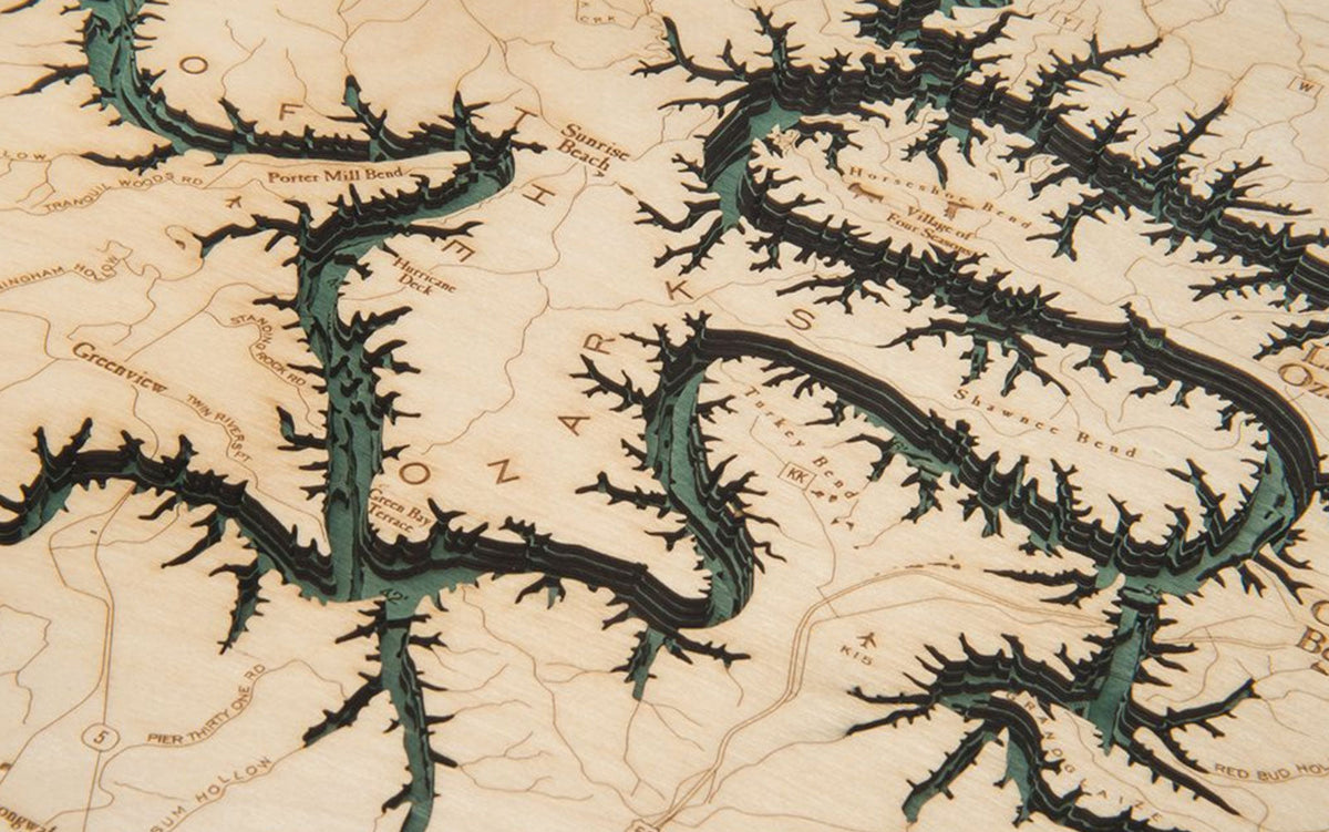 Wood Lake Maps for Every Kind of Traveler | Wood Chart – WoodChart