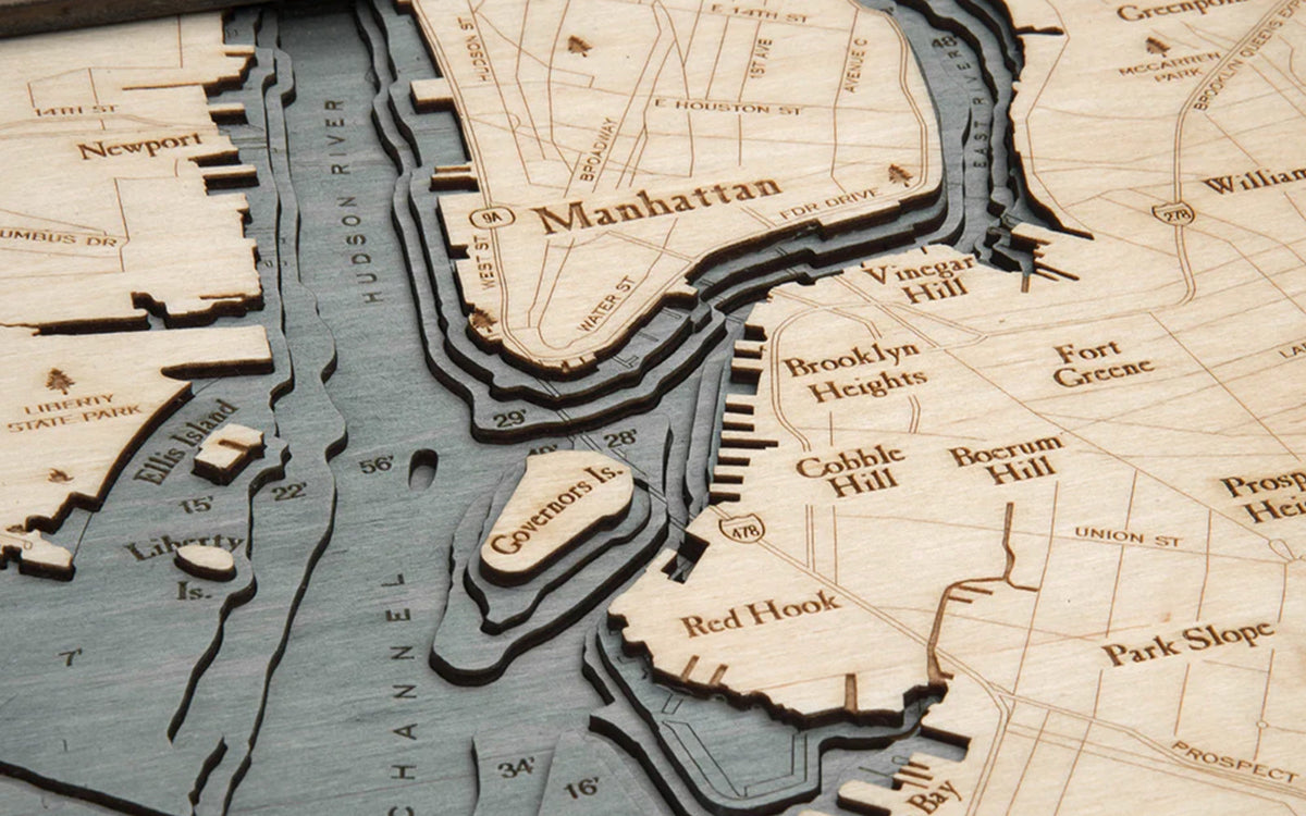 A Look into the Making of Topographic Maps | Wood Chart – WoodChart