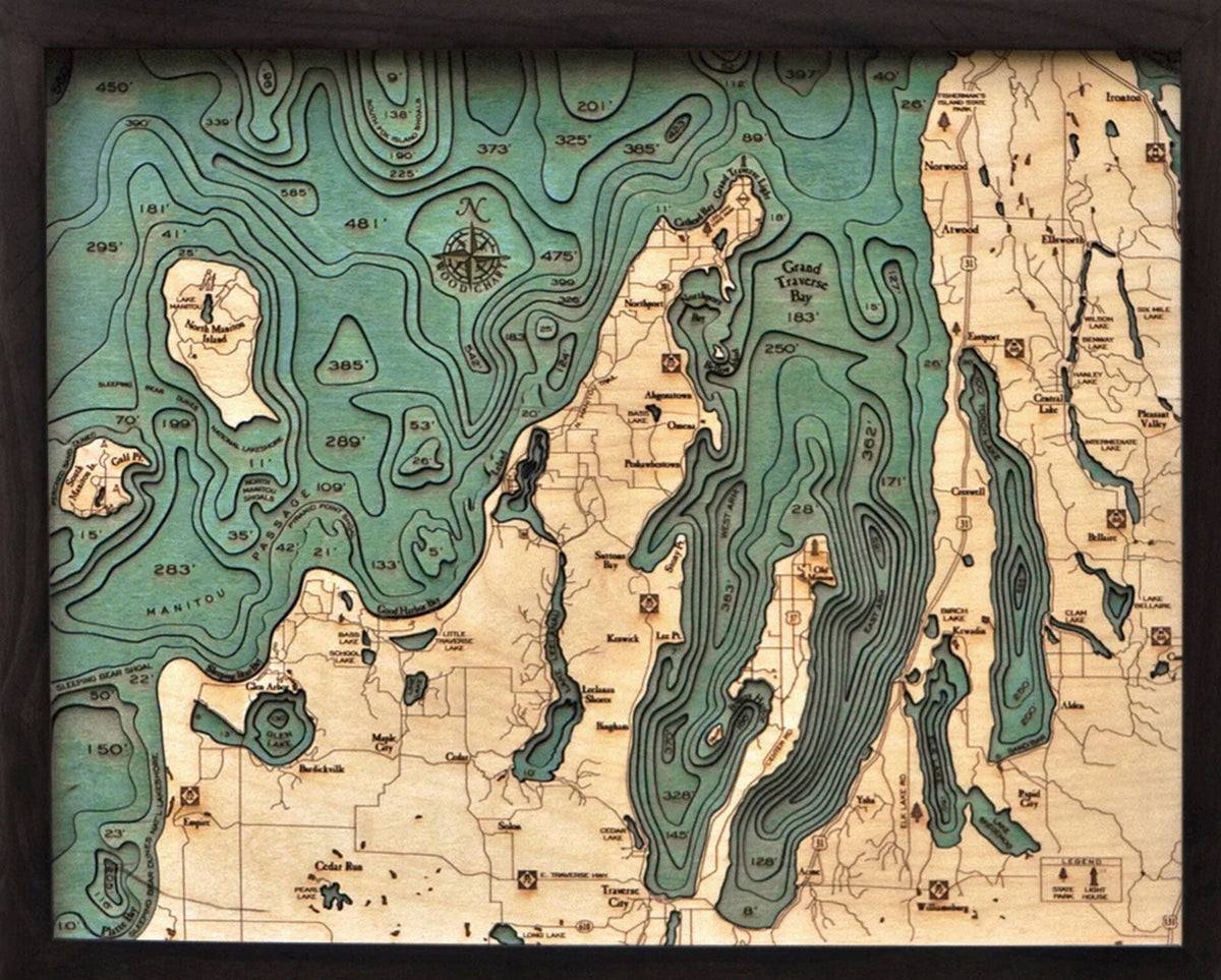 7 Surprisingly Simple Reasons to Gift a Lake Map | Wood Chart – WoodChart